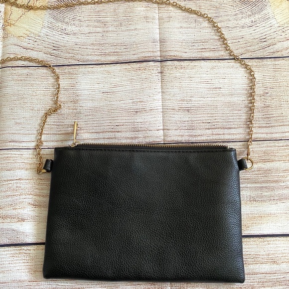 Street Level | Bags | Laser Cut Black Gold Street Level Crossbody Bag ...